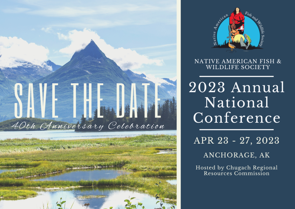 NAFWS Announcements - Native American Fish and Wildlife Society