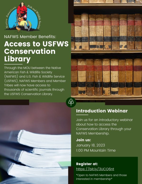 Native American Fish & Wildlife Society Members Receive Access to U.S ...
