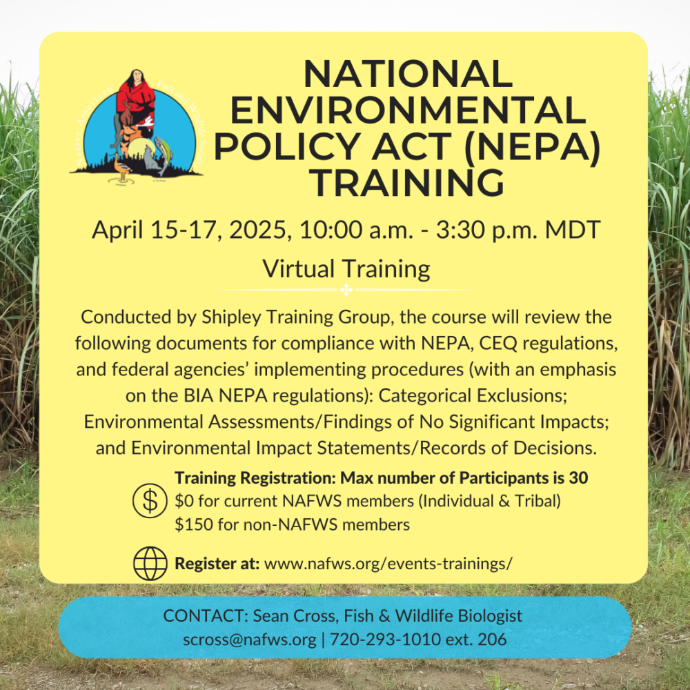 Applying the NEPA Process- Native American Tribal Concerns and ...