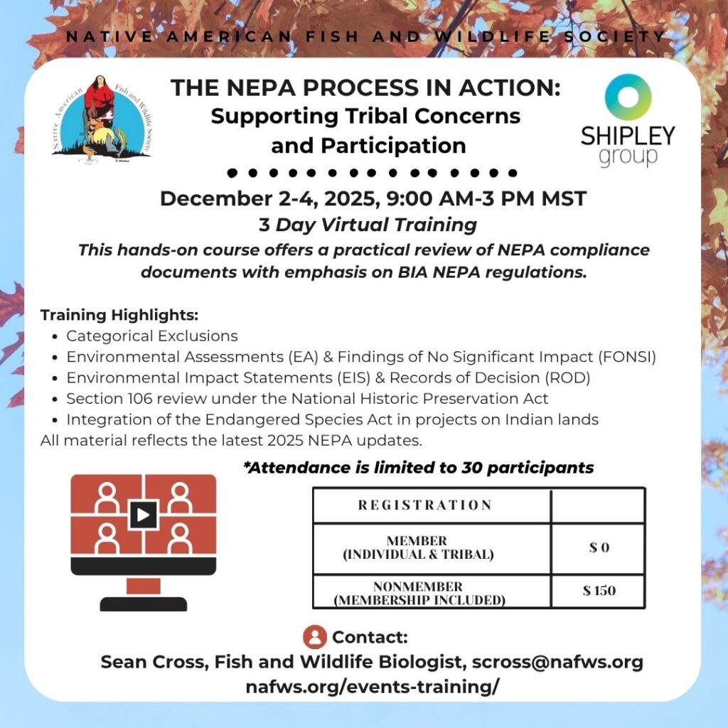 Applying the NEPA Process: Native American Tribal Concerns and ...